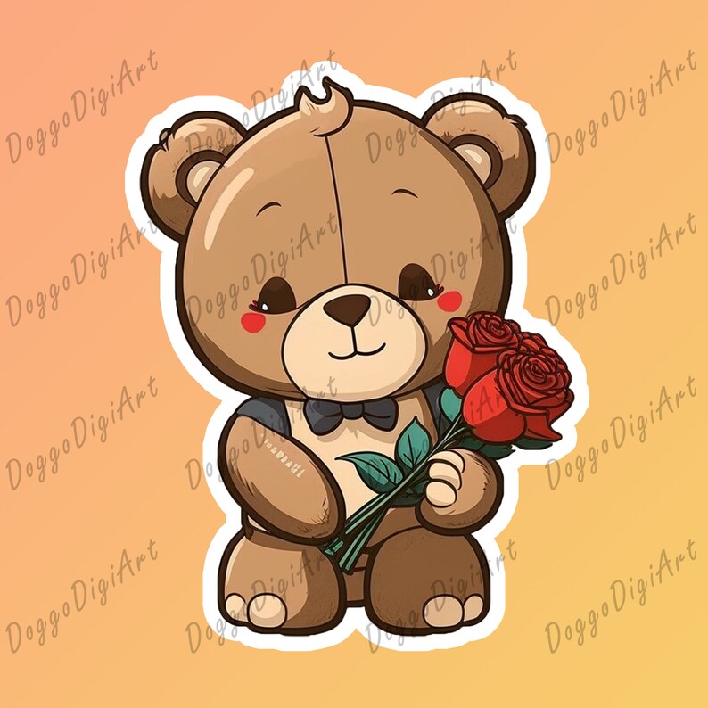 Cute Bear Sticker Svg Bundle for Cricut Svg Printable Funny - Etsy