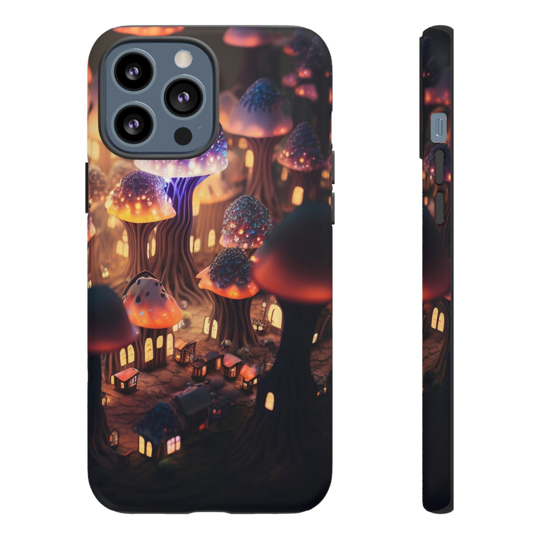 Mushroom Village Cottages Cute Mushroom Village Phone Case Samsung S20 ...