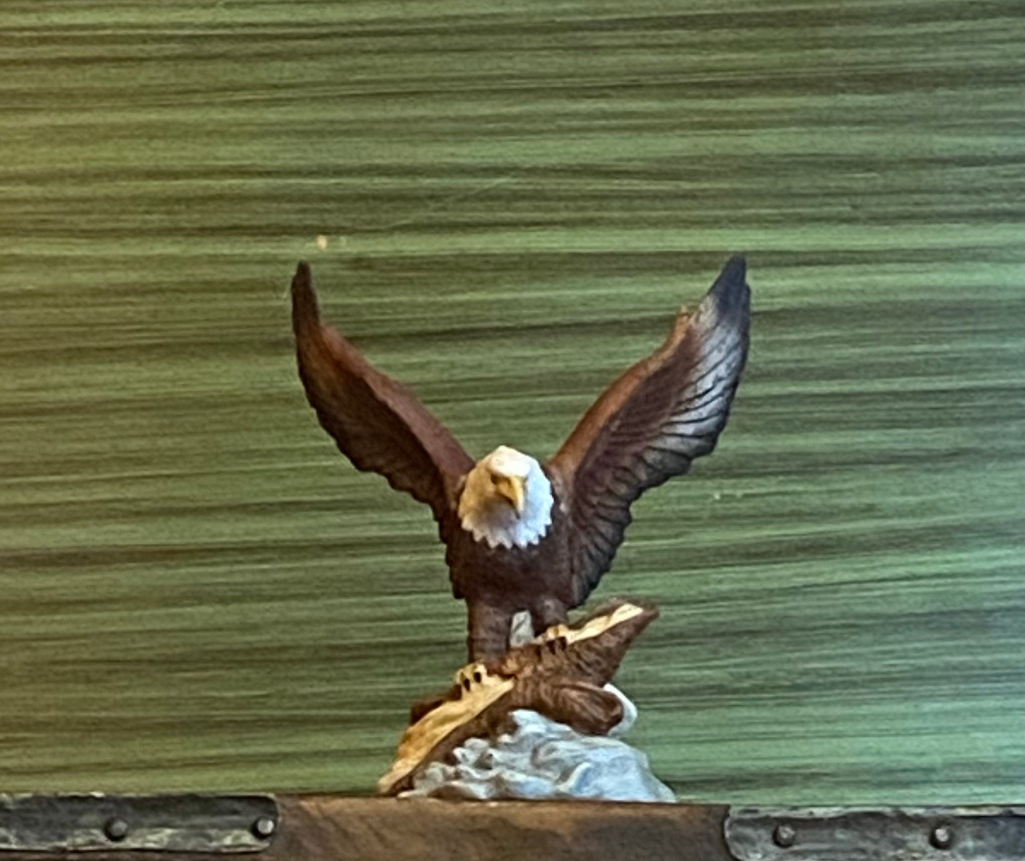 Vintage Medium American Bald Eagle Descending on Prey Figurine - Etsy