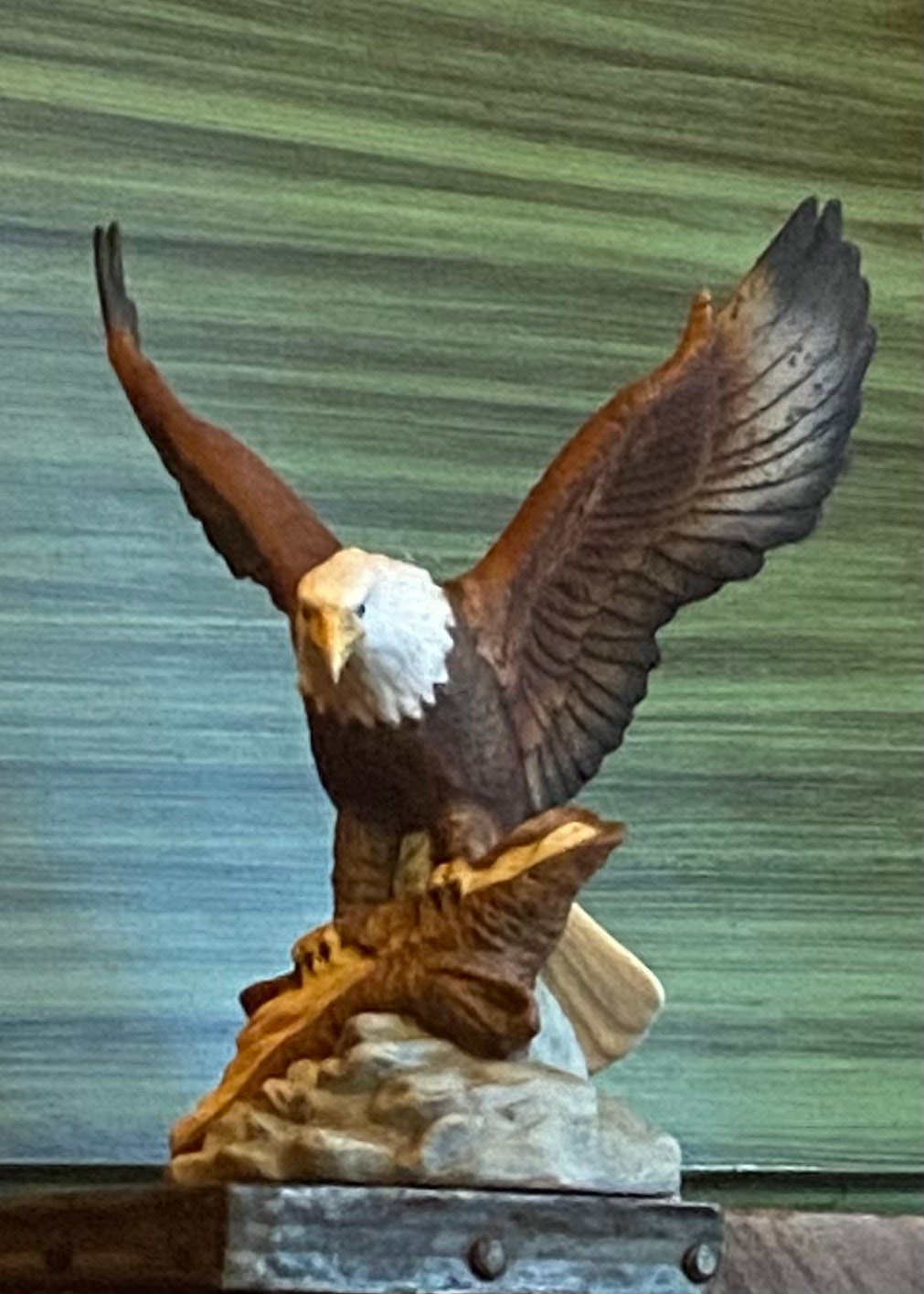 Vintage Medium American Bald Eagle Descending on Prey Figurine - Etsy