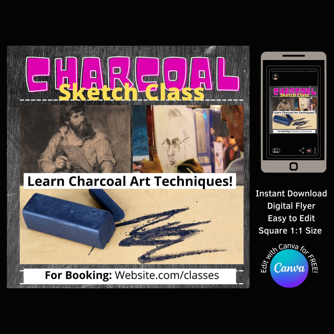 Paint Party & Art Class Flyer Bundle - 20 Digital Design Template ...