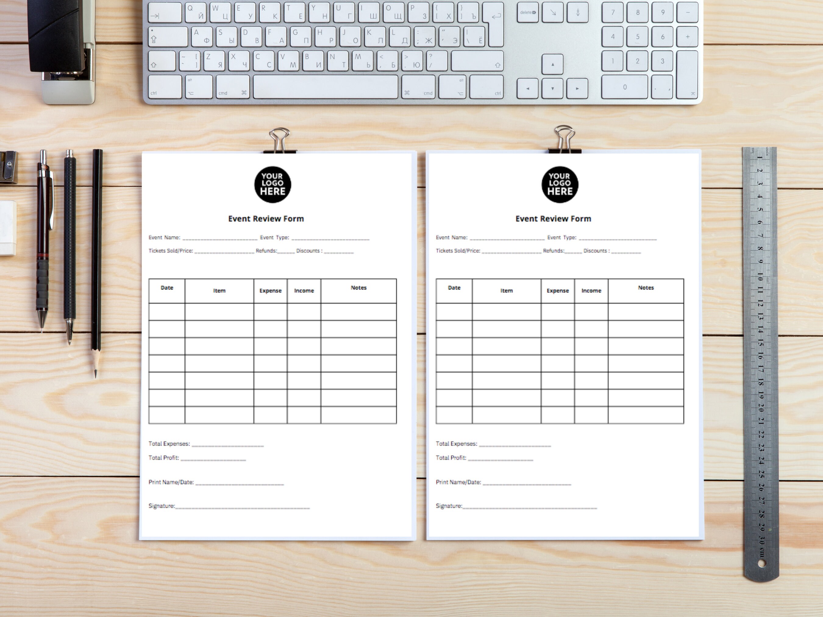 Event Review Form Digital Download Template for Art Paint Party ...