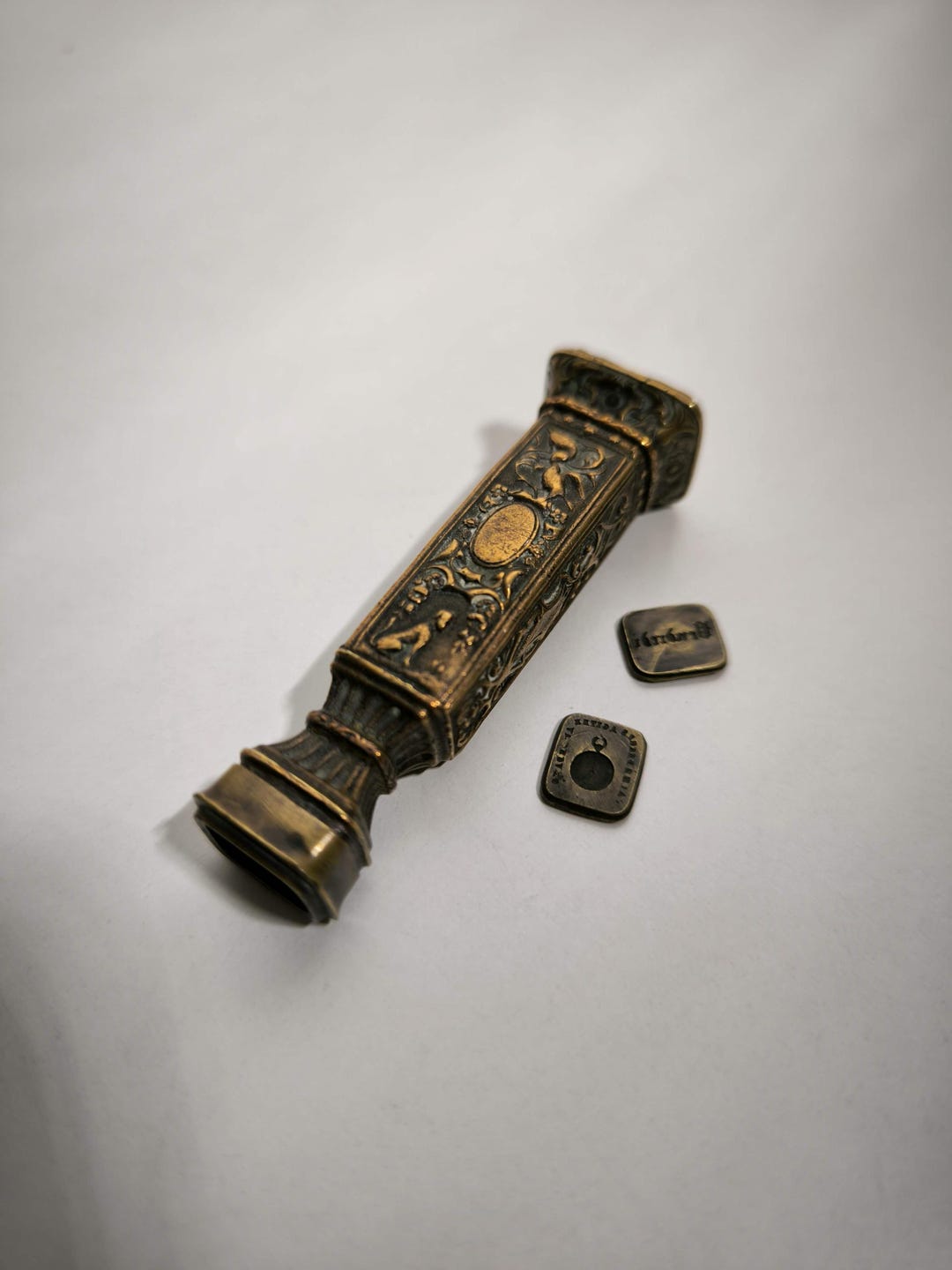 Wax Seal Intaglio Stamp Case Set From the Royal Palace in Bronze and ...