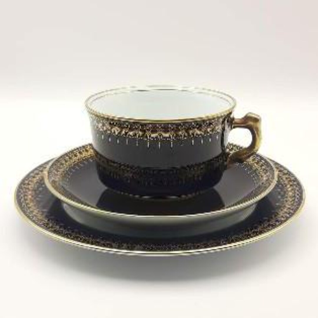 Romanov Collection Coffee Cobalt Trio - Etsy