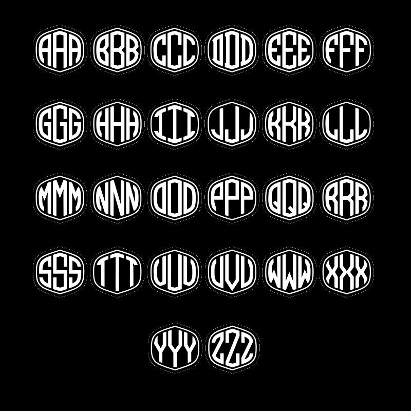 Monogram Font Instant Download - Etsy