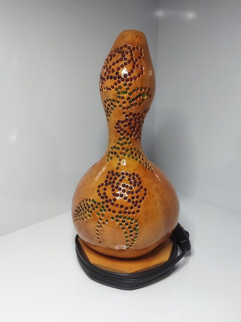 Gourd Art, Gourd Lamp Base, Souvenirs for Home, Bedroom Lamp Shade ...