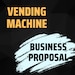 Vending Machine Business Proposal Template, EDITABLE in Word - Etsy