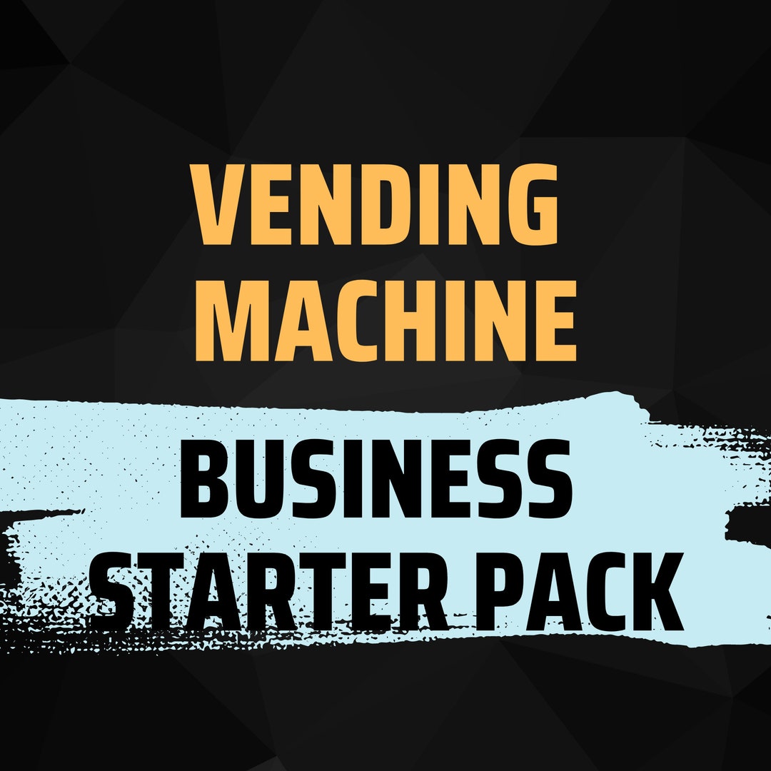 Vending Machine Business Starter Bundle TEMPLATE | Site Agreement ...