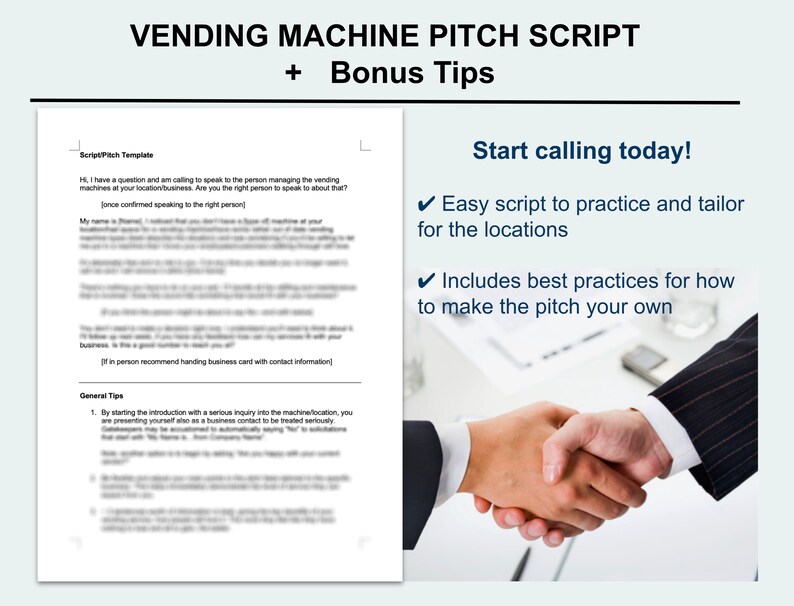 Vending Machine Business Pitch Starter Pack | Marketing Templates ...
