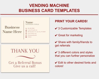 Vending Machine Business Proposal Template EDITABLE Business Plan in ...