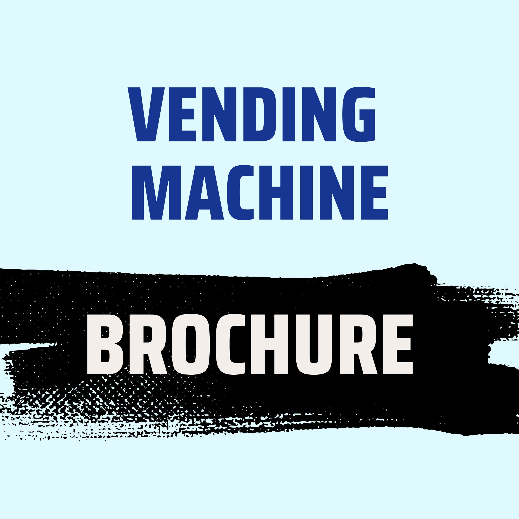 Vending Machine Trifold Brochure Template, EDITABLE Plan in Word - Etsy