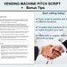Vending Machine Business Proposal Template, EDITABLE in Word - Etsy
