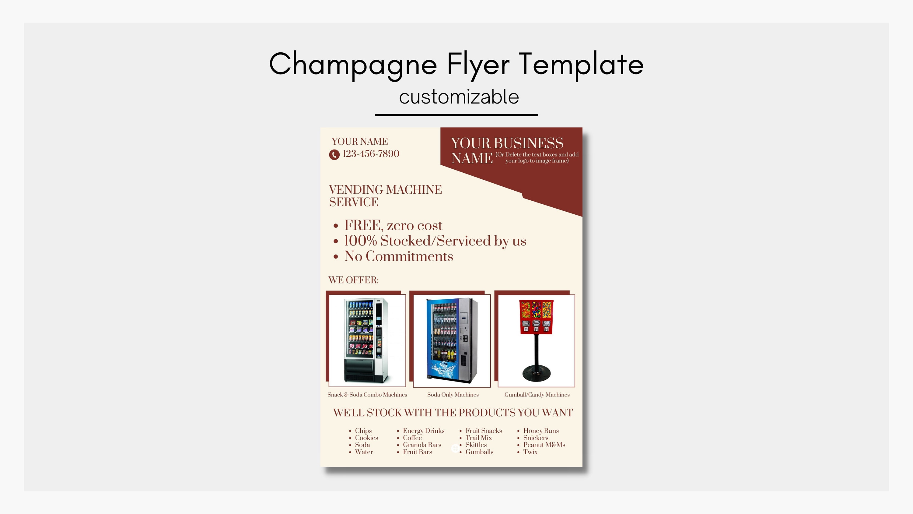 Vending Machine Business Pitch Starter Pack | Marketing Templates ...