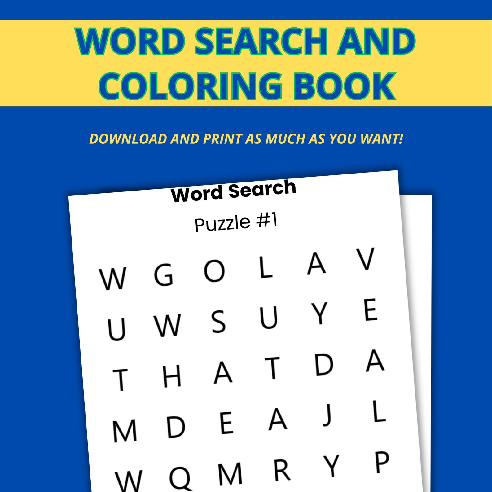 Fun & Educational Sight Word Search Puzzle and Coloring Book for ...