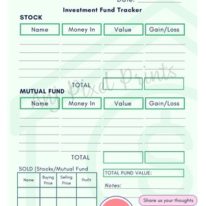 Complete Set of Printable Financial Workbook, Managing Finances ...