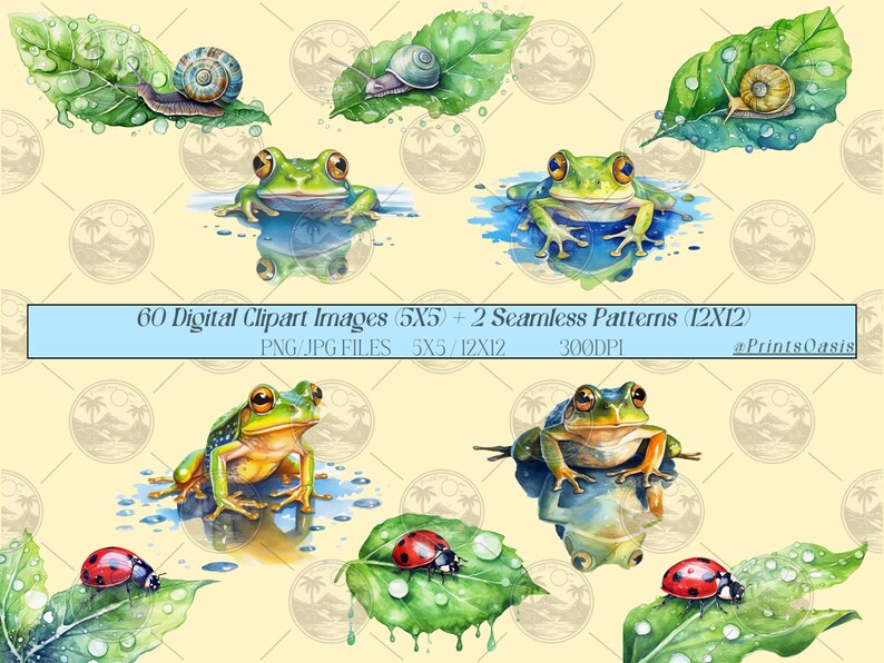 Rainy Day Watercolour Clipart Art Bundle, Rainbow Clouds Umbrellas ...