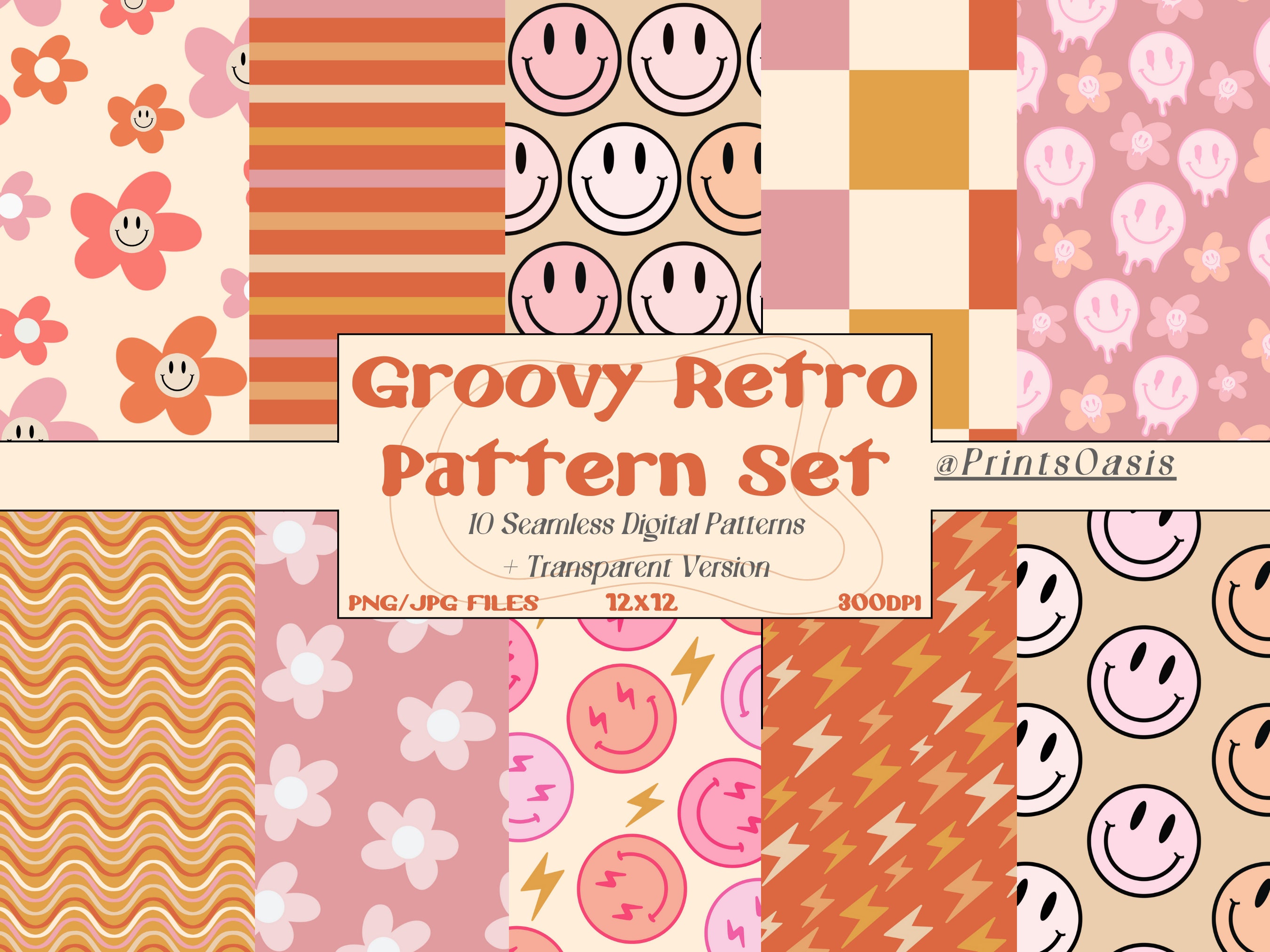 Retro Patterns And Prints