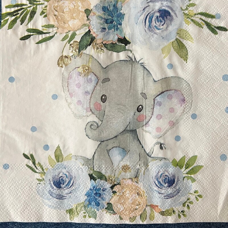 Elephant Napkins - Etsy
