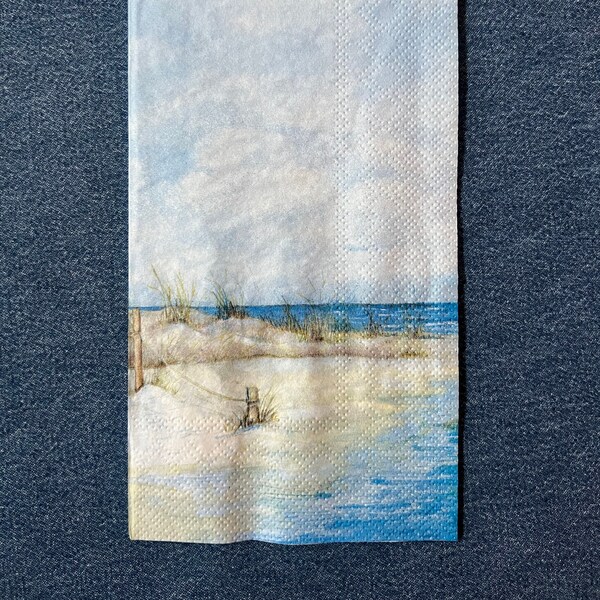 Coastal Decoupage Napkins - Etsy