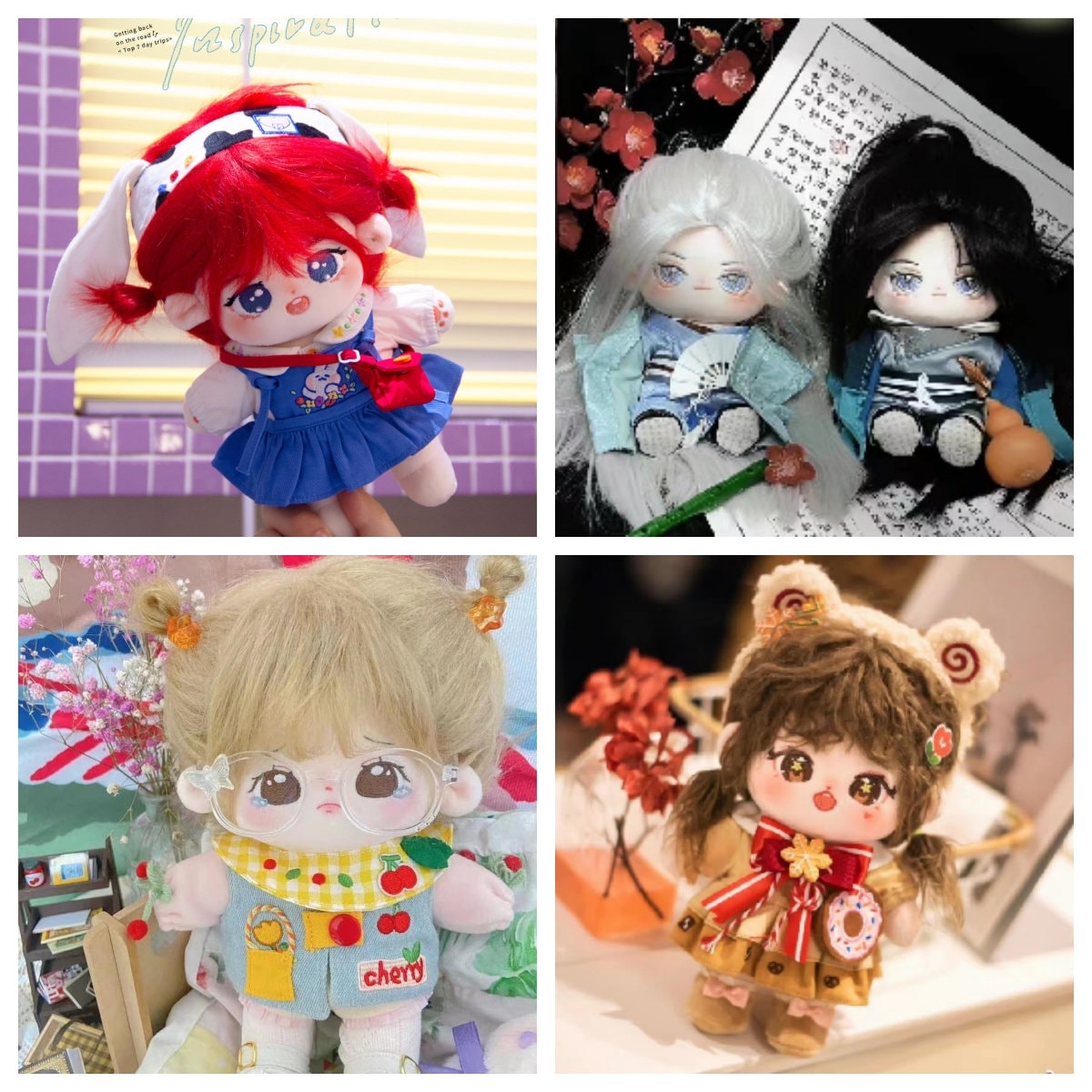 Customized Plush Doll 10cm/15cm/20cm/doll's Clothes/ - Etsy