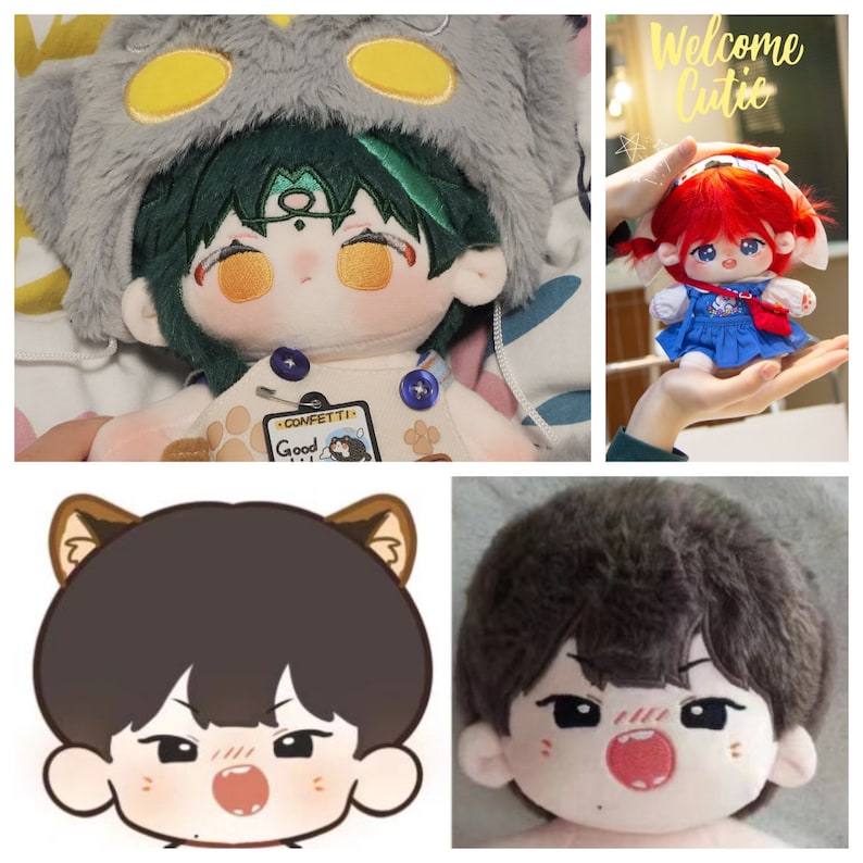 Custom Plush Doll, 10cm/15cm/20cm/doll's Clothes/accessories/plushies ...