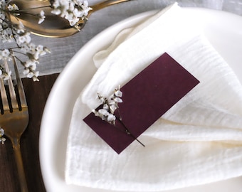 Sage Green Place Card, Blank Guest Name Card, Wedding DIY Place Setting ...