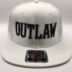 Outlaw 3D Puff Hat Cap - Etsy