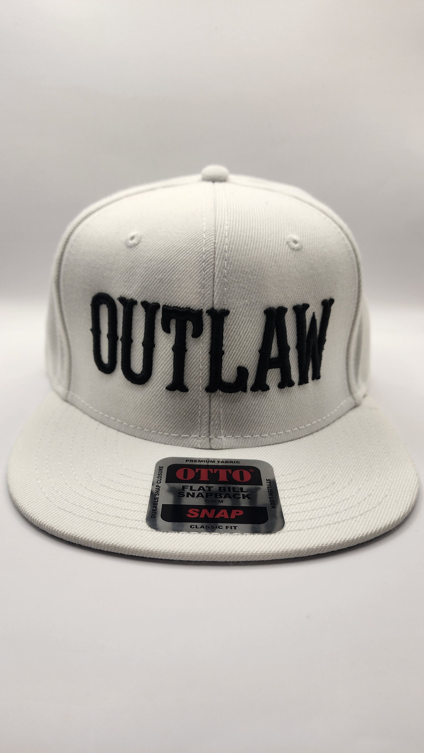 Outlaw 3D Puff Hat Cap - Etsy