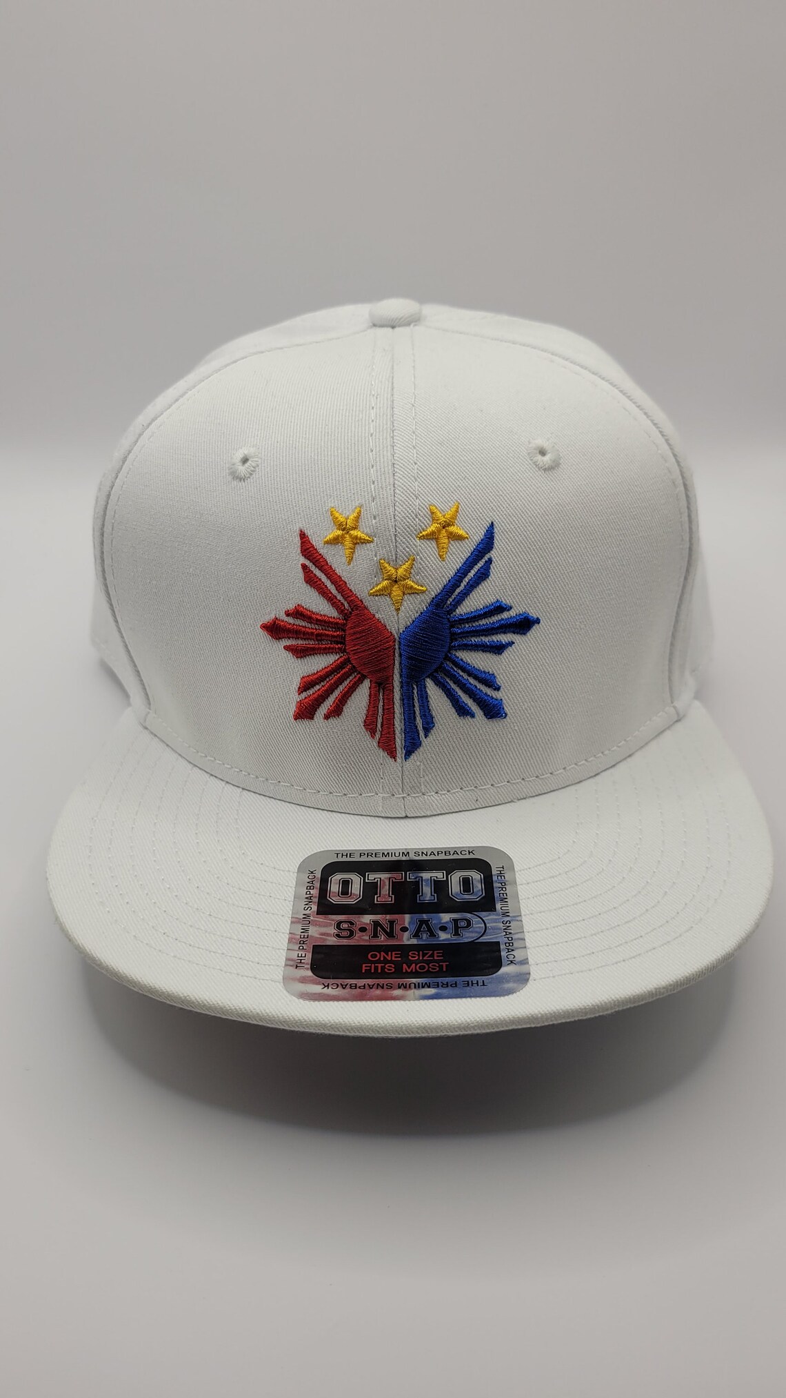 Phillipines Filipino Pinoy Flag Logo Fitted Hat Cap - Etsy