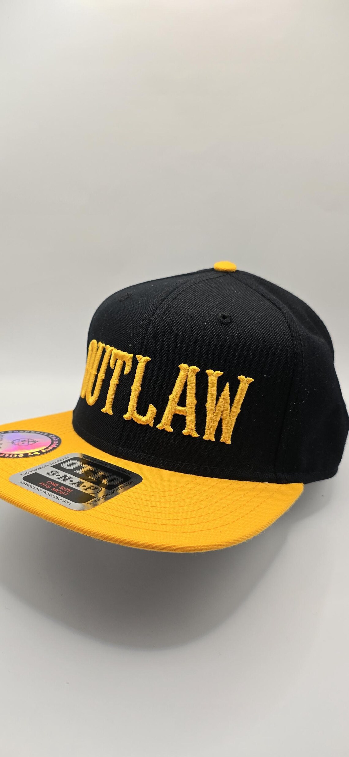 Outlaw 3D Puff Hat Cap - Etsy