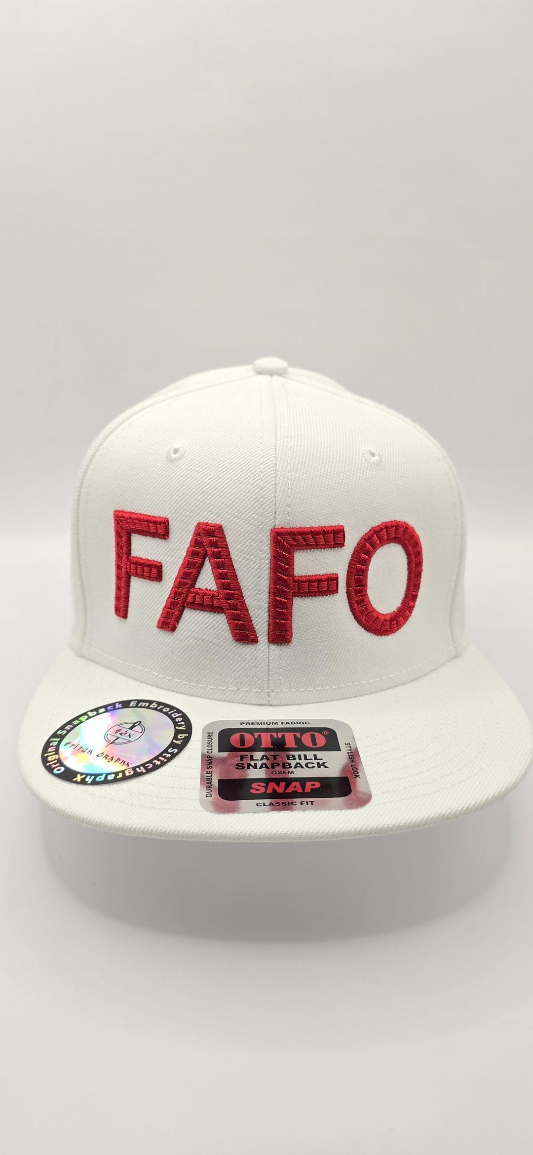 FAFO, 3D Puff Chain Stitch - Etsy