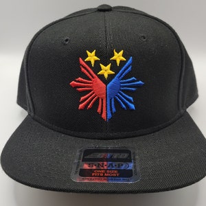 Phillipines Filipino Pinoy Flag Logo Hat Cap - Etsy