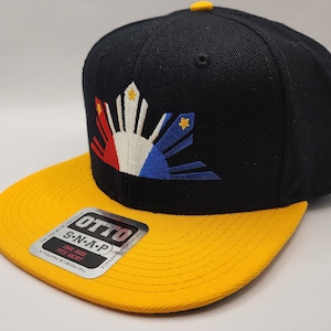 Filipino Pinoy Philippines Flag Logo Otto Cap Hat - Etsy