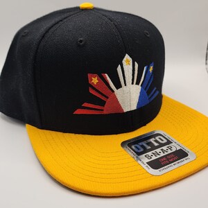 Filipino Pinoy Philippines Flag Logo Otto Cap Hat - Etsy
