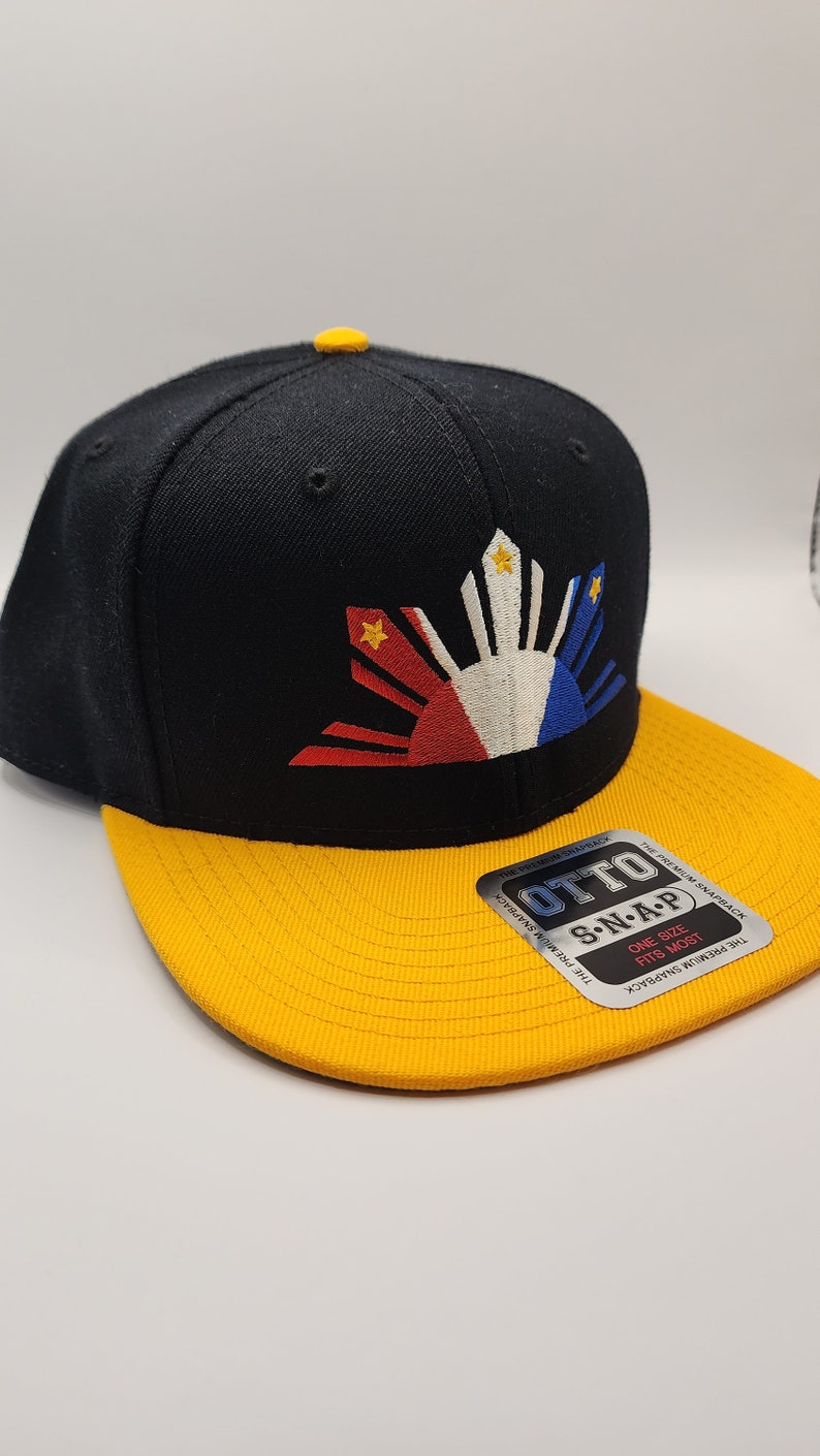 Filipino Pinoy Philippines Flag Logo Otto Cap Hat - Etsy