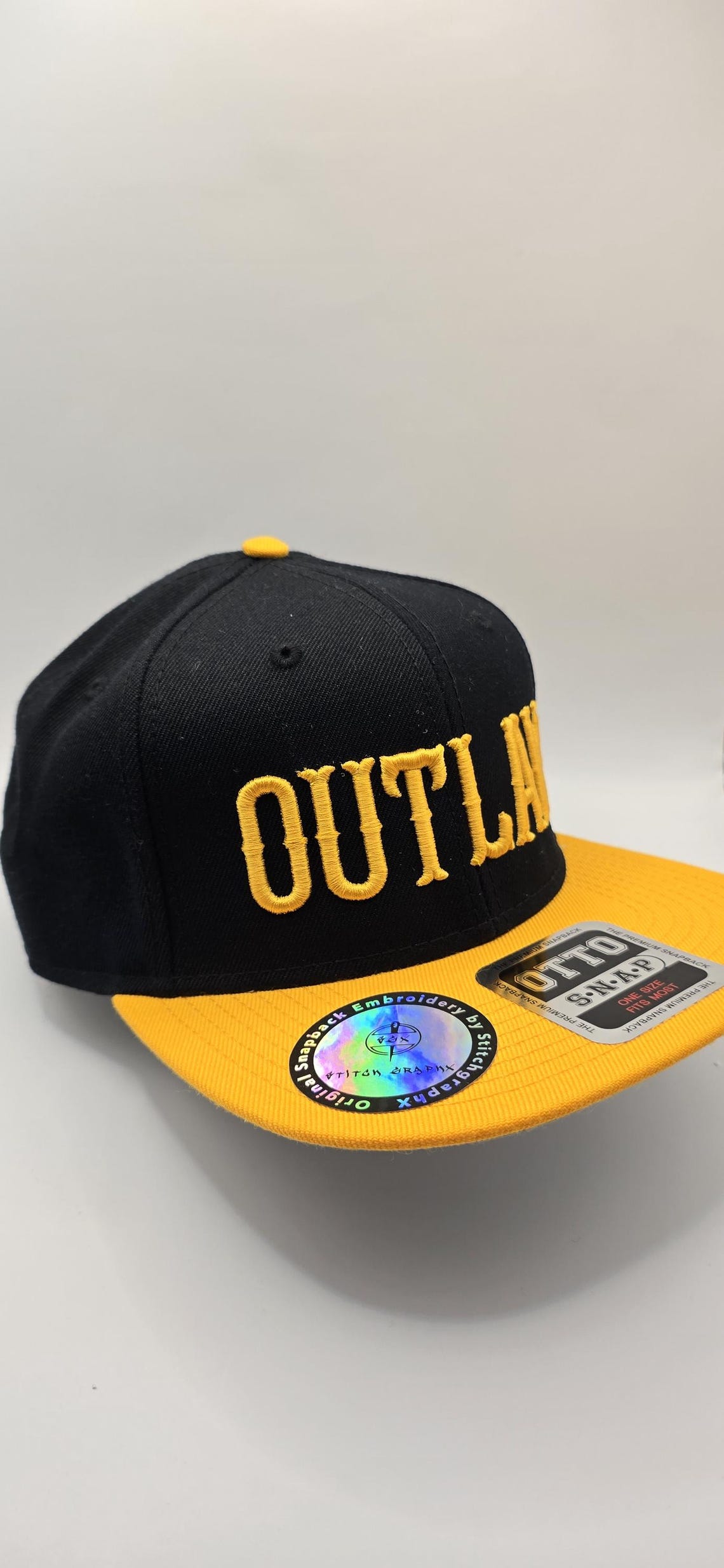 Outlaw 3D Puff Hat Cap - Etsy