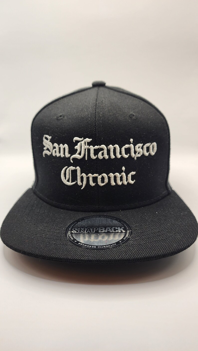 San Francisco Chronic 3D Puff Hat Cap - Etsy