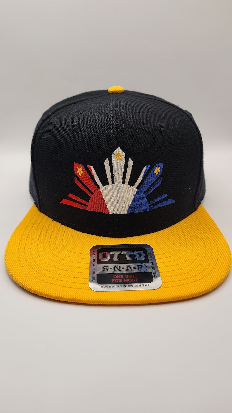 Filipino Pinoy Philippines Flag Logo Otto Cap Hat - Etsy
