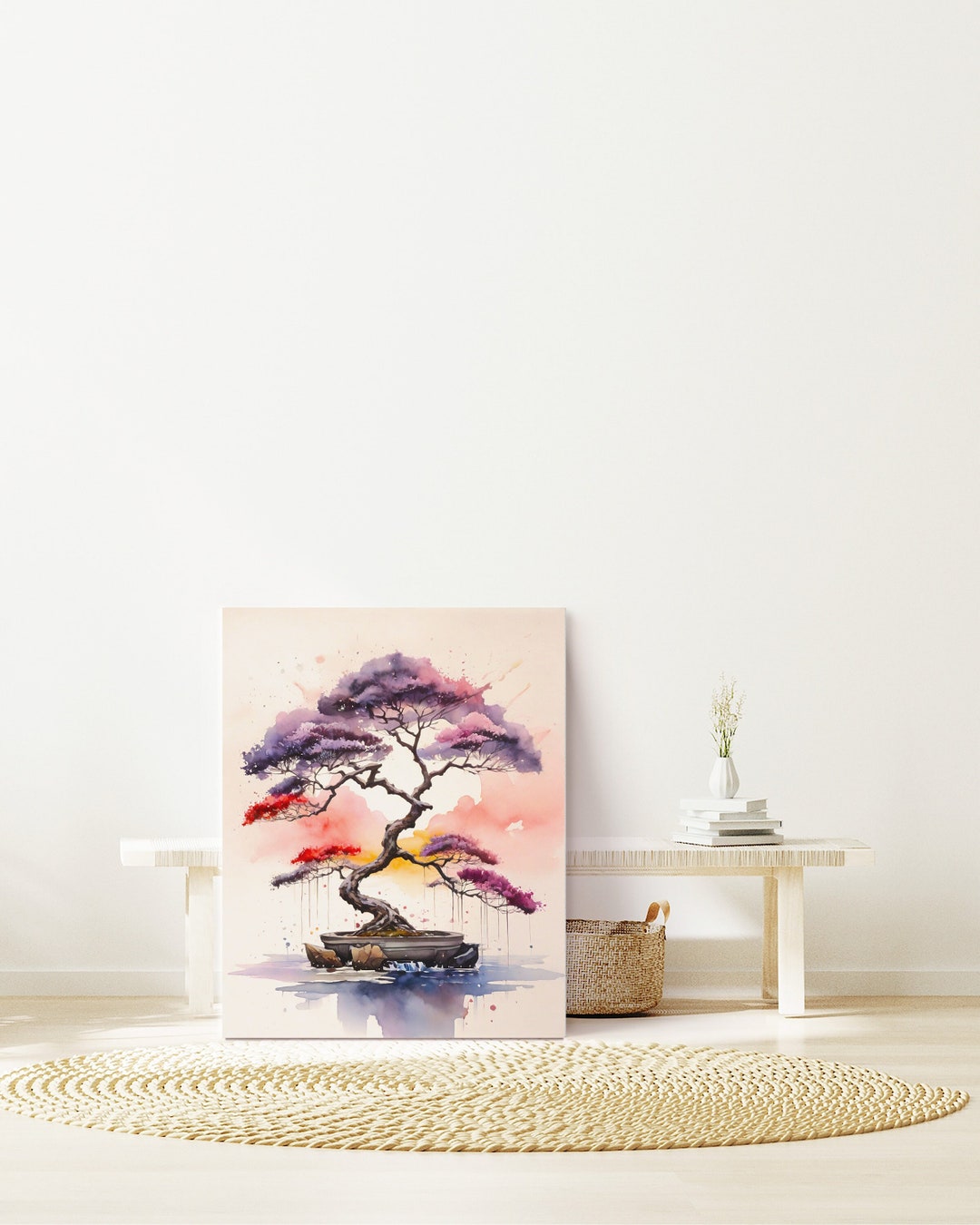 Japanese Bonsai Tree Canvas Print Artful Canvas Print Wall Artful Art ...