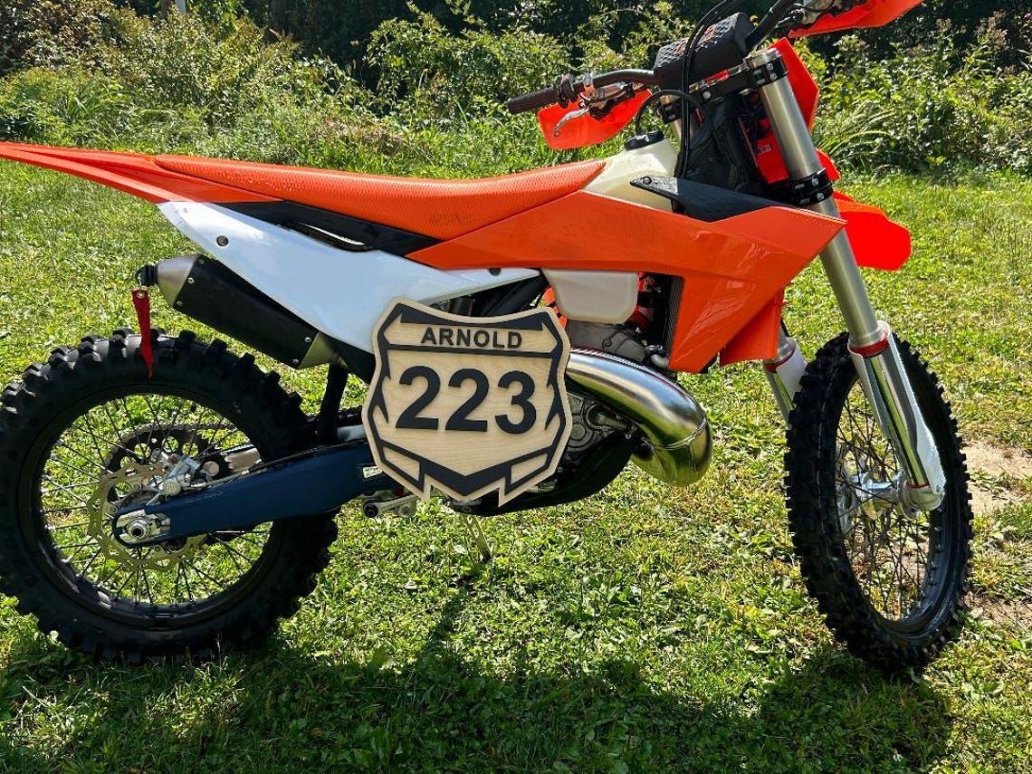 Introductory Price!!!! Motocross Number Plate, Dirt Bike Number Plate ...