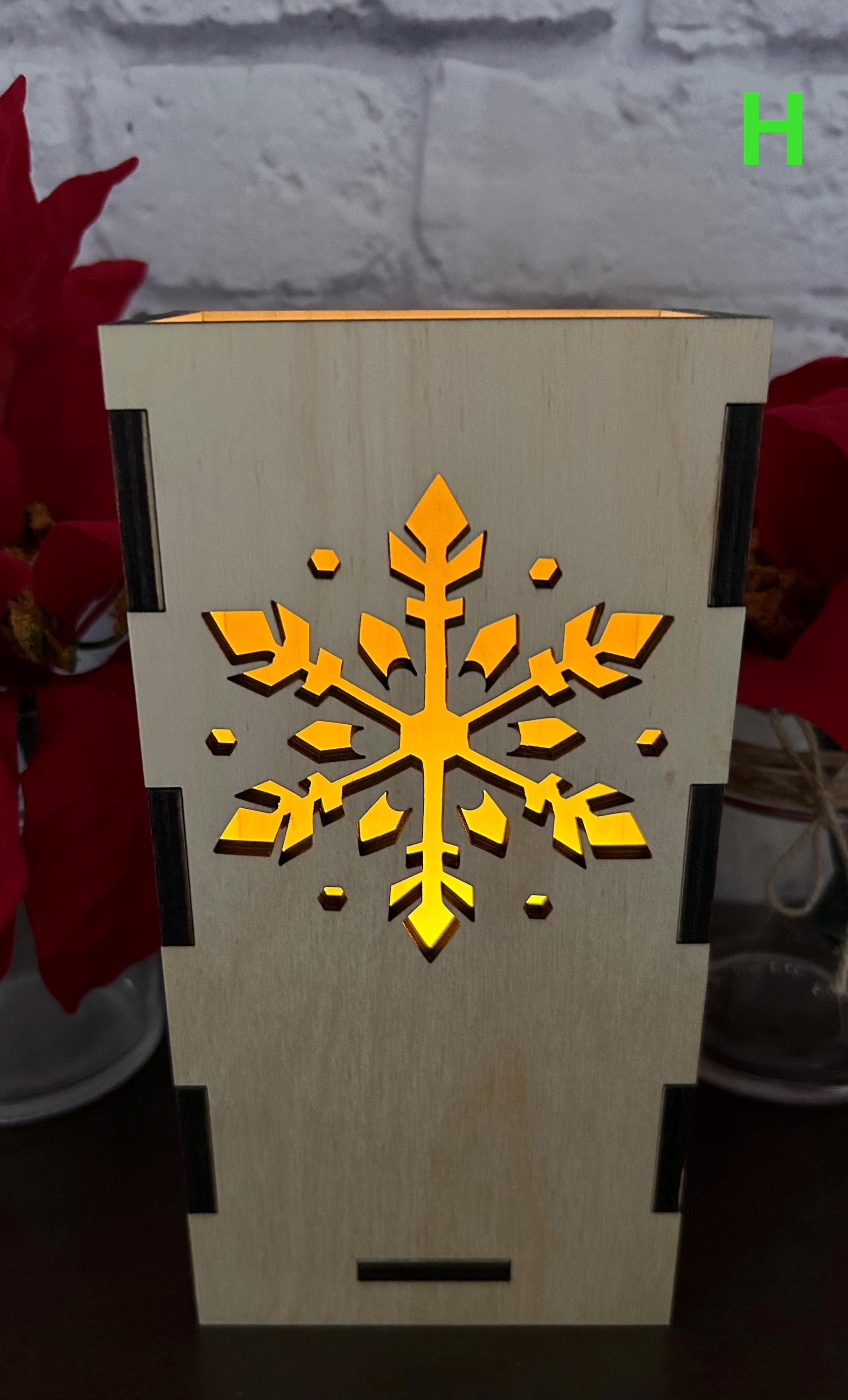 Christmas Luminaries, 10 Designs, Home Decor, Festive, Warm, Holiday ...