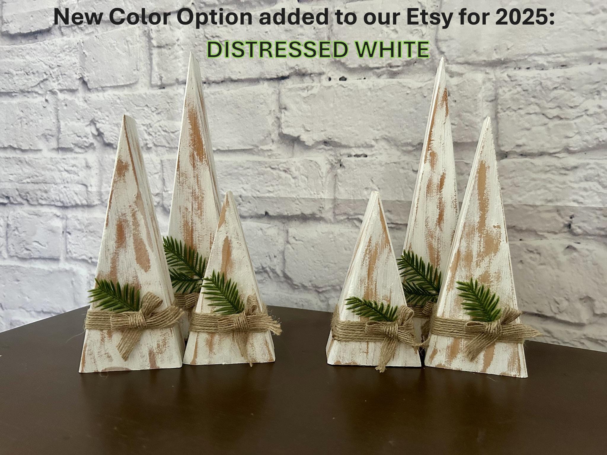 Decorated Christmas Tree Trio, Shelf Sitters, Festive Decor, Holiday ...