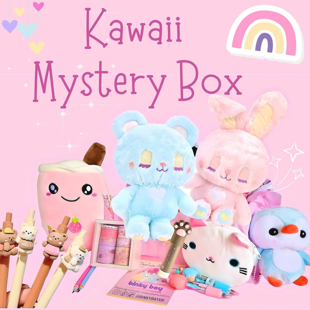 Cute Gift for Kids Binky Bay Kawaii Box With Cute Stationery Kawaii ...