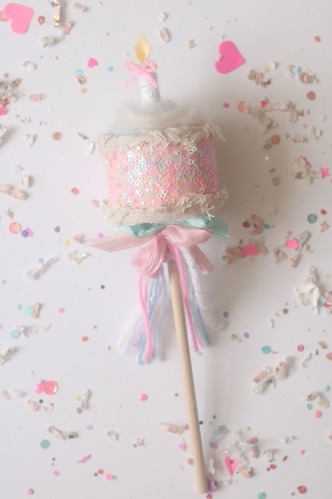 Birthday Cake Wand - Magic Birthday Wand - Etsy
