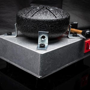 Electric Tongue Drum _ Black _ Piezo Pickup W/ Volume & Tone 1/4 Output ...