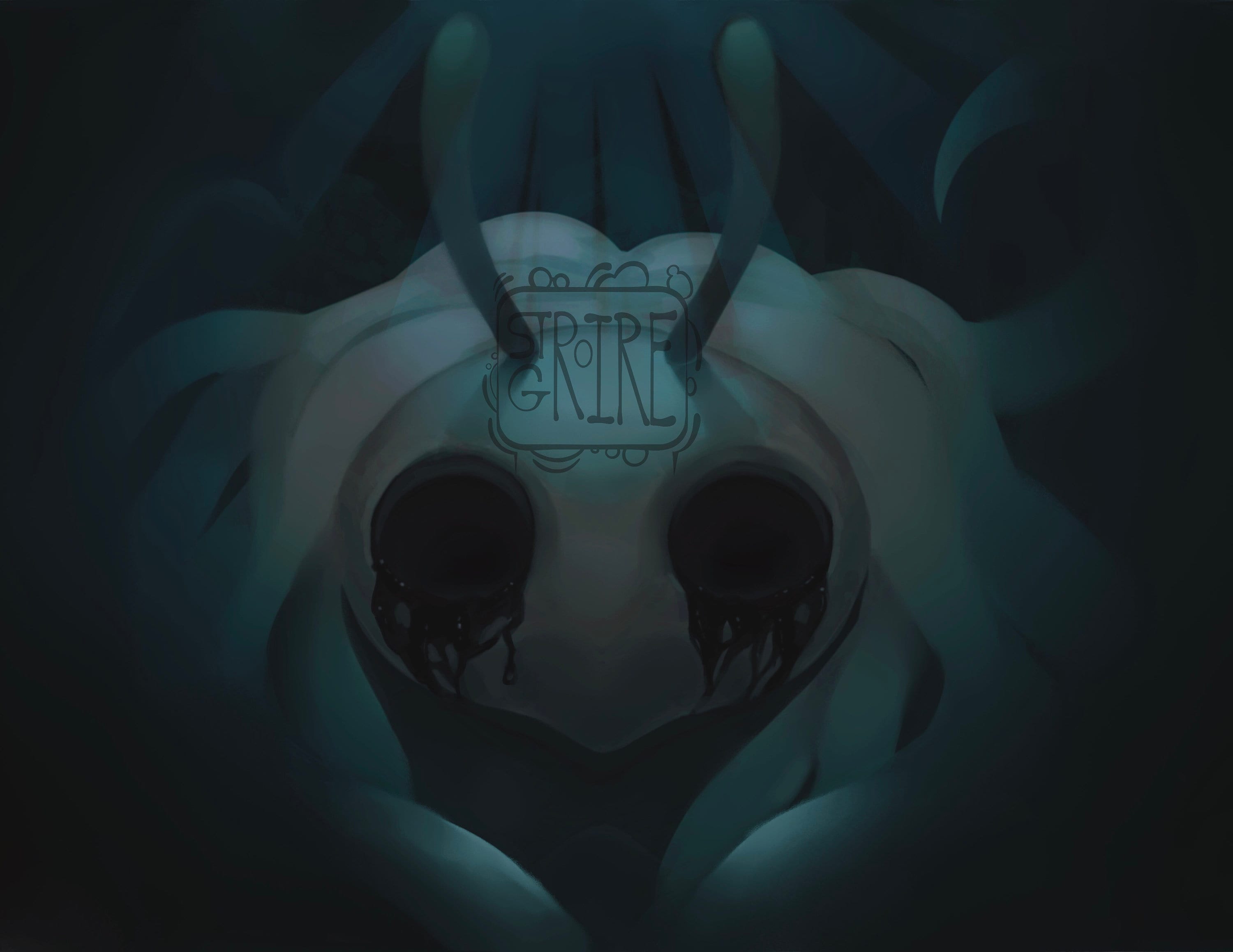 No Eyes Hollow Knight Digital Art Print - Etsy