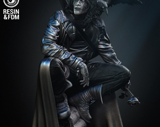 The Crow, 3D Print, Resin Statue, Collectibles, Mancave, Movies, Craft ...