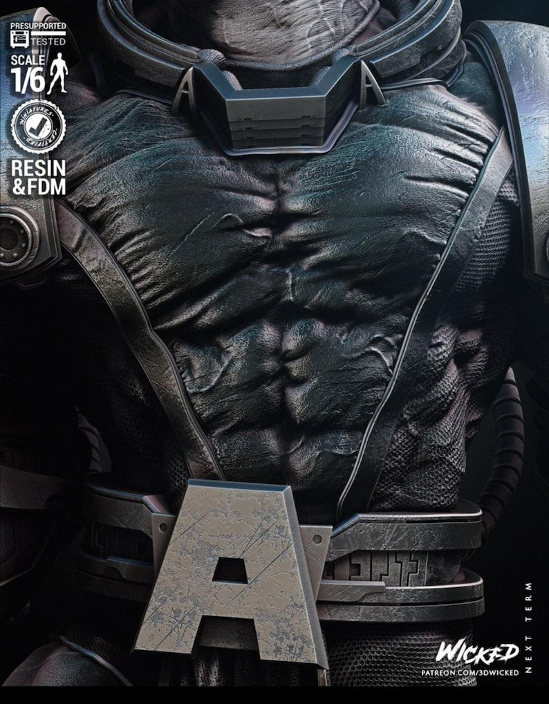 Apocalypse, 3D Print, Resin Statue, Collectibles, Mancave, Movies ...