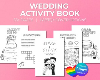 Wedding Placemat, Coloring for Kids, Placemat Template, Wedding ...