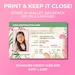 Back to School Child ID Card, Template, Editable Canva Design ...